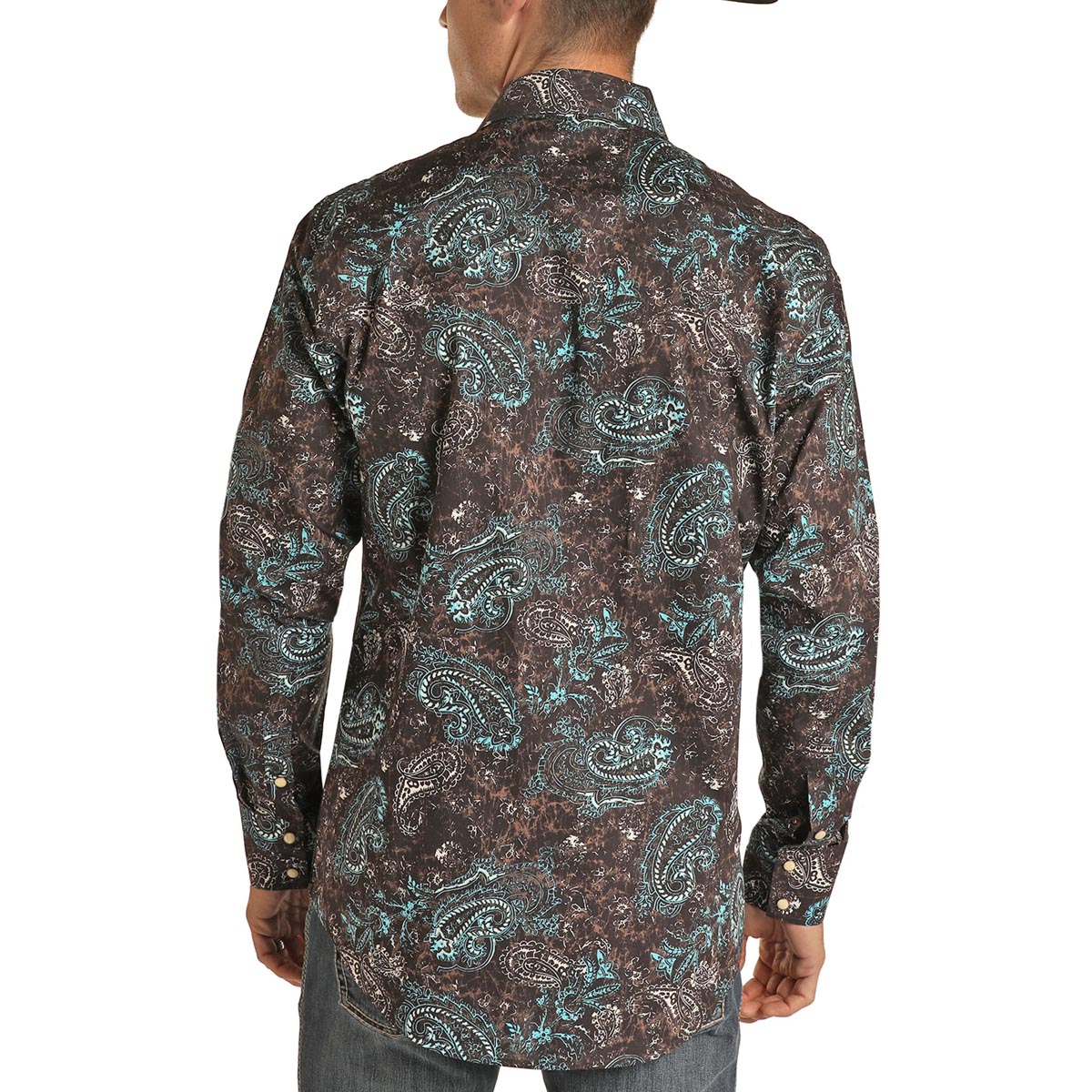 Rock & Roll Cowboy Paisley Print Skjorte - Westernbutikken.no