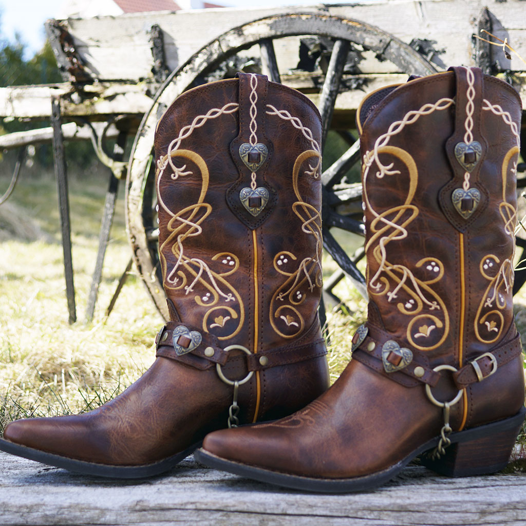 Heart Concho Western Boots | westernbutikken.no - Westernbutikken.no