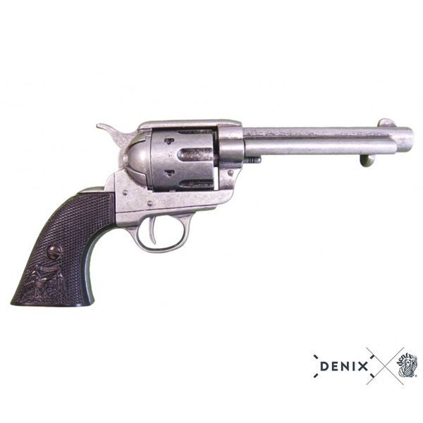 Colt Peacemaker 45 kaliber revolver - Black Grip | Westernbutikken.no