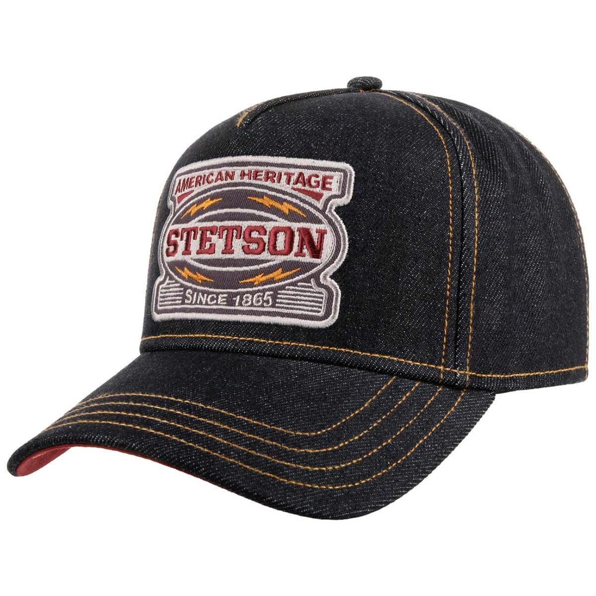 Stetson Lightning Denim Caps – Justerbar - Westernbutikken.no