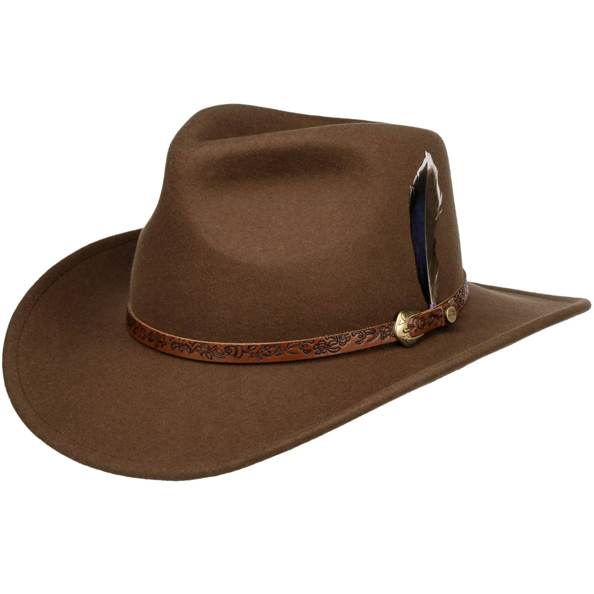 Stetson Western Woolfelt Hatt - Hazel - Westernbutikken.no