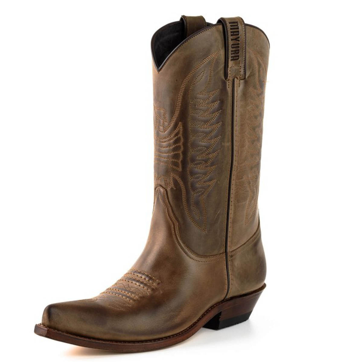 Mayura 020 Pointed Toe Brown Cowboy Boots - Westernbutikken.no