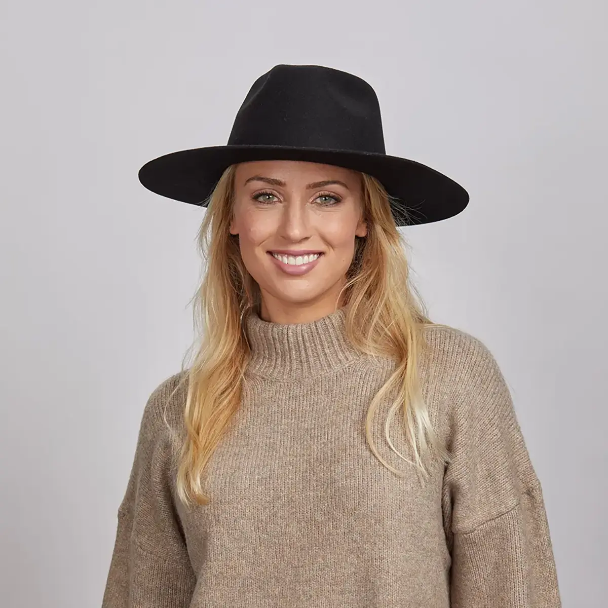 Rancher Fedora Hatt | Svart - Westernbutikken.no
